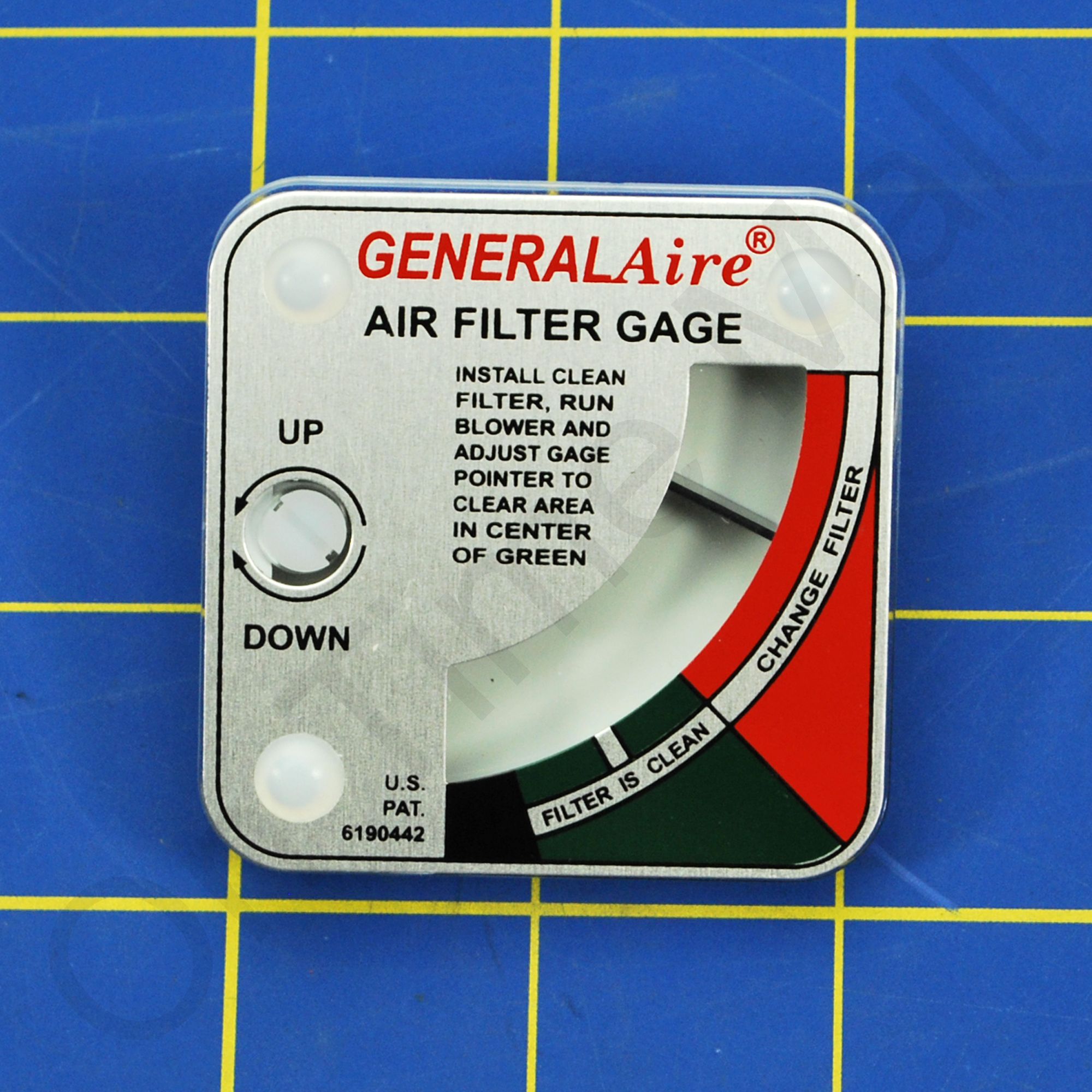 General Aire G99 Air Filter Gage